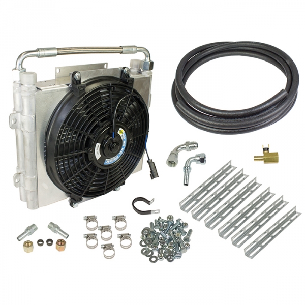 BD-POWER 1/2" XTRUDED DOUBLE-STACKED AUXILIARY TRANS COOLER KIT|1994 ...